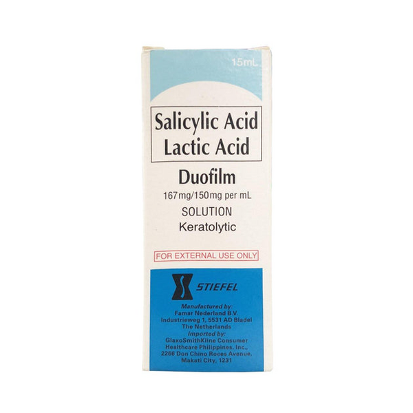 DUOFILM Salicylic Acid / Lactic Acid 167mg / 150mg Solution 15mL price ...